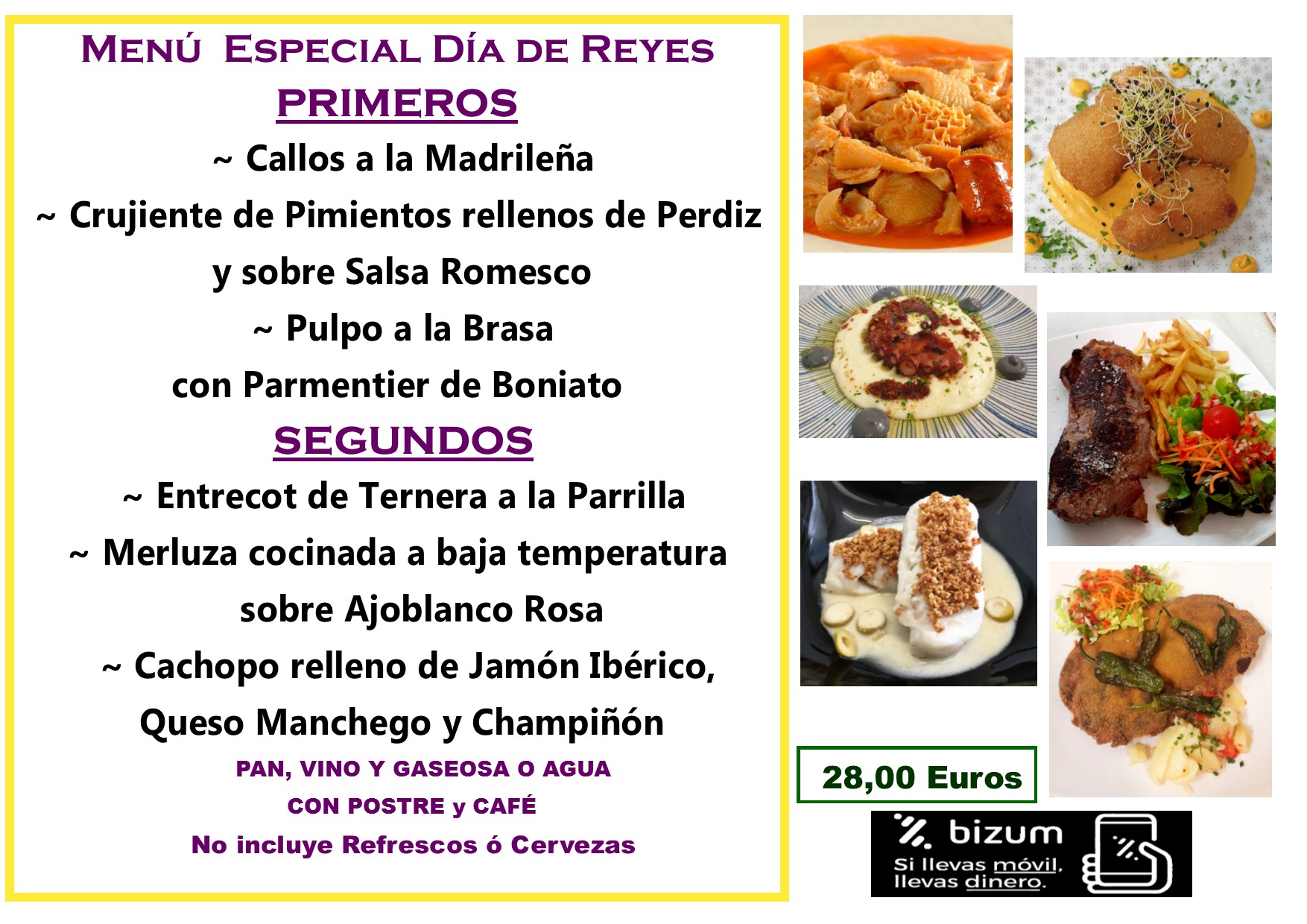 Menú día de Reyes « La-Tinaja.com